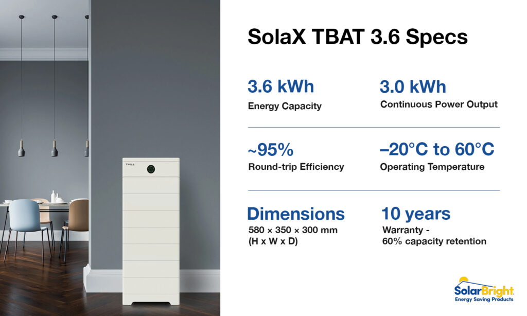 SolaX TBAT 3.6 Battery Review - SolarBright